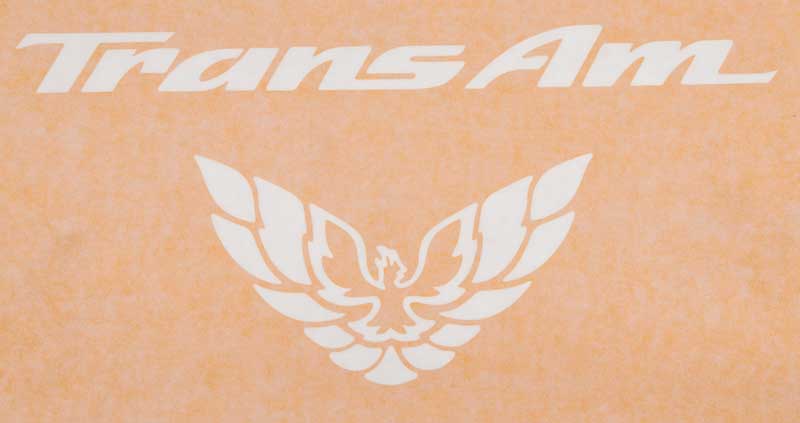 1999 Pontiac Firebird Parts | Emblems and Decals | Stencils and Decals ...