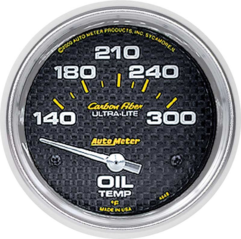 1930-2012 All Makes All Models Parts | AM4848 | Auto Meter Carbon Fiber ...