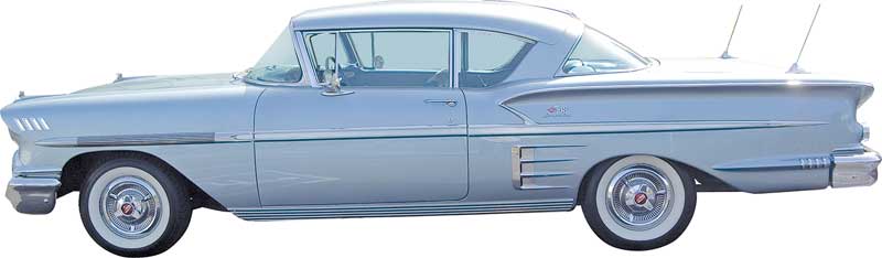 1958 Chevrolet Impala Parts | B219200 | 1958 Impala 6 Piece Exterior ...