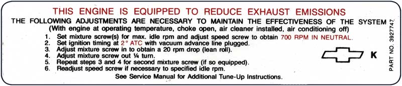 1968 All Makes All Models Parts | DC455 | 1968 327Ci 210Hp with Manual ...