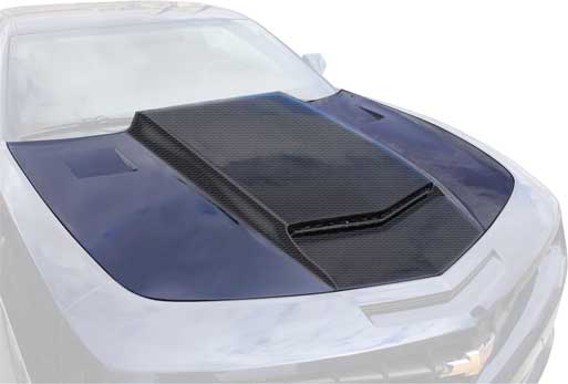 Ram Air Hood With Carbon Fiber Blister