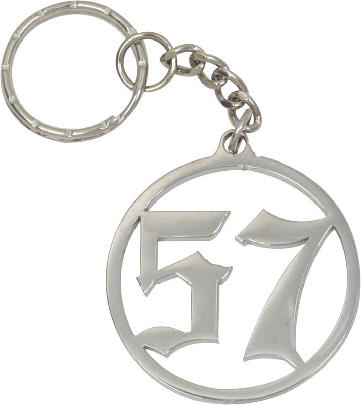1957 All Makes All Models Parts | J0670 | 1957 Chrome Key Chain ...