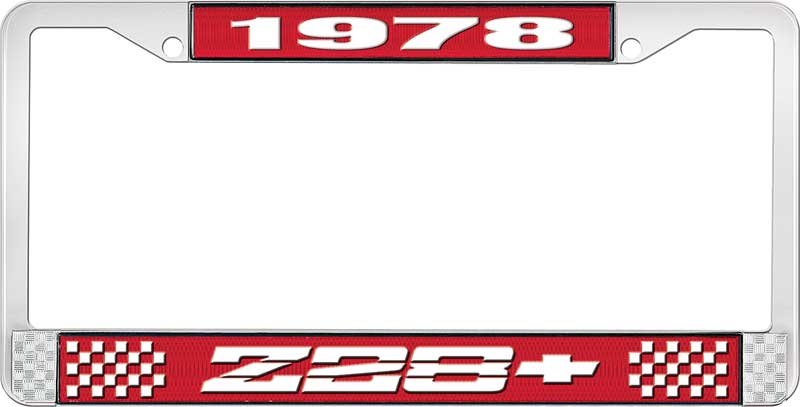 1978 All Makes All Models Parts | LF3547801C | 1978 Z28 License Plate ...