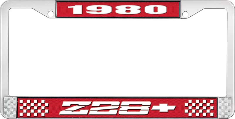 1980 All Makes All Models Parts | LF3548001C | 1980 Z28 License Plate ...