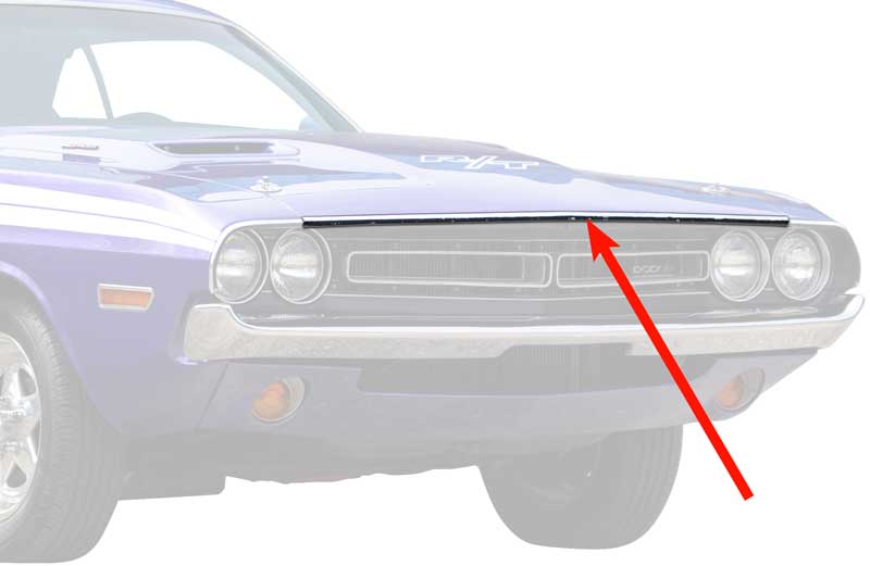 1971 All Makes All Models Parts | MN1426 | 1971 Dodge Challenger Hood ...