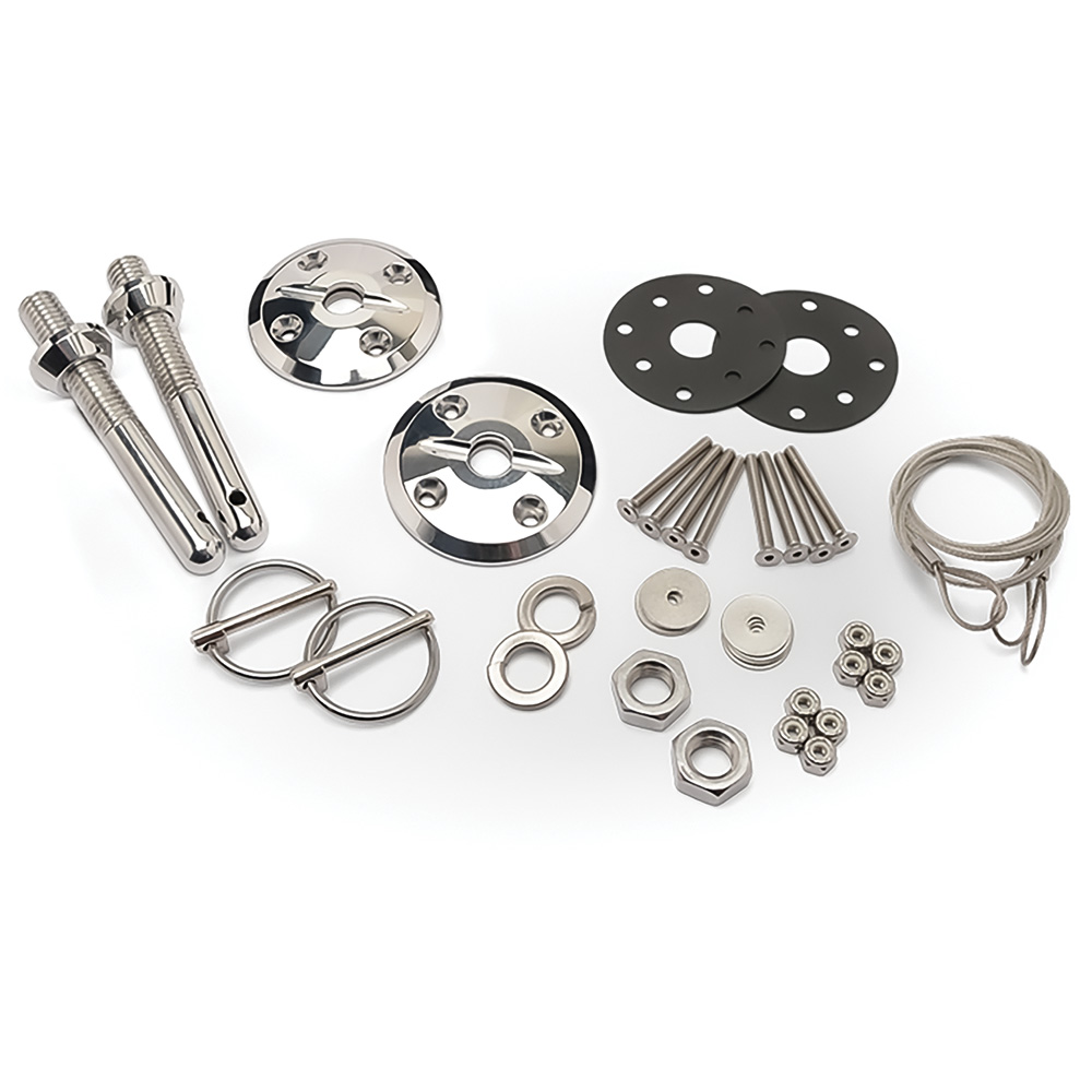All Makes All Models Parts | MS11044P | Billet Aluminum Hood Pin Kit ...