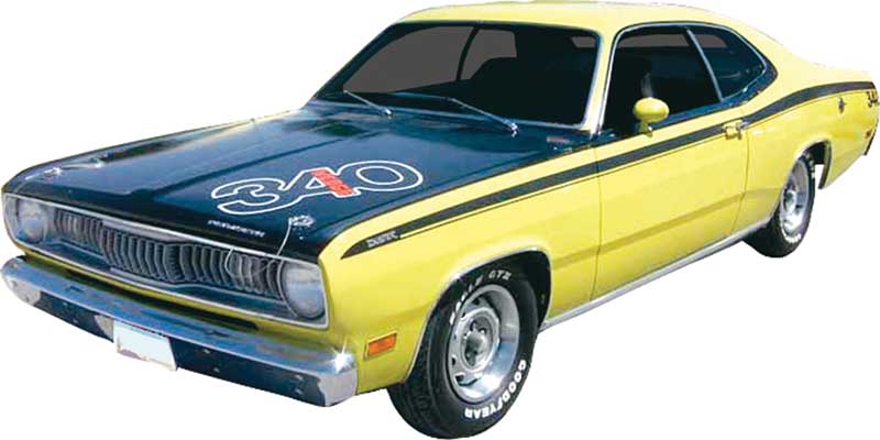 1971 All Makes All Models Parts | MS339RD | 1971 Duster Black / Red 340 ...