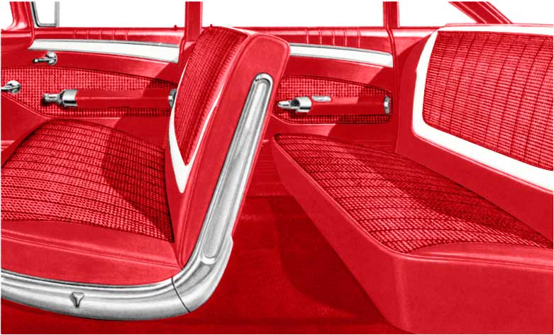 1960 Chevrolet Impala Parts | Interior Soft Goods | Seat Upholstery ...