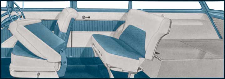 1955 Chevrolet Bel Air Parts | Interior Soft Goods | Seat Upholstery ...