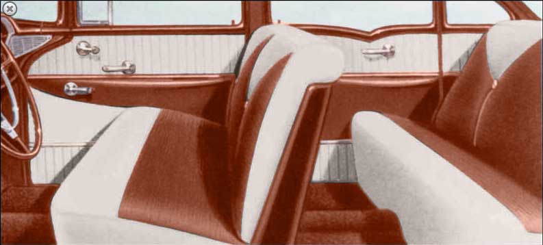 1956 Chevrolet Bel Air Parts | Interior Soft Goods | Seat Upholstery ...