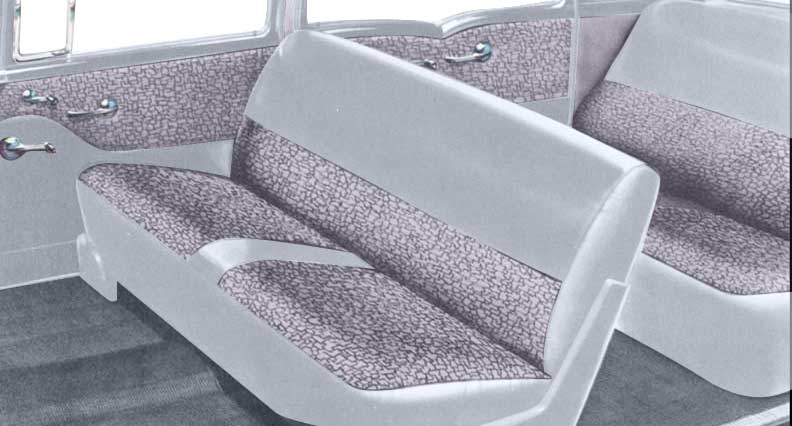 1957 Chevrolet Bel Air Parts | Interior Soft Goods | Seat Upholstery ...