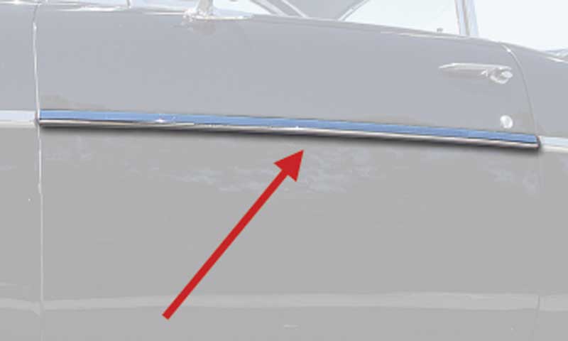 1957 Chevrolet Bel Air Parts | Exterior Trim | Moldings | Classic ...