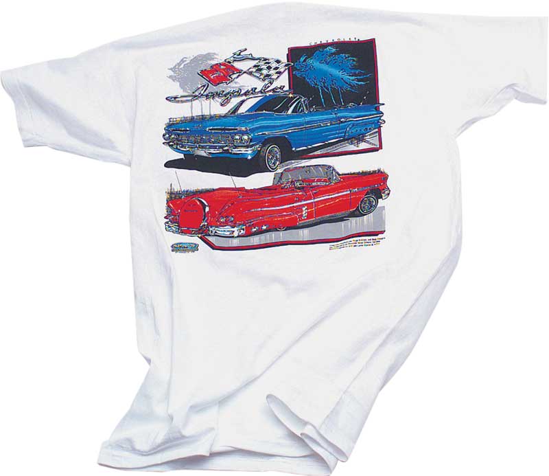 All Makes All Models Parts | TS2037L | 58-59 Impala T-shirt Large ...