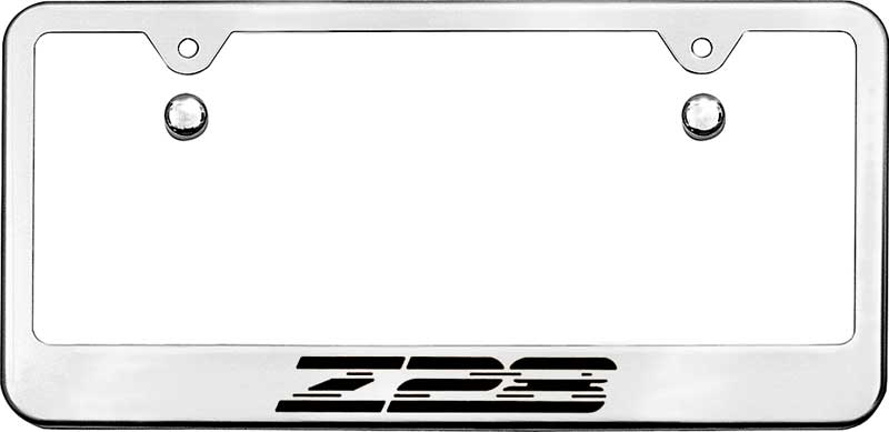 1967-2002 All Makes All Models Parts | UB012 | Z28 Chrome License Plate ...