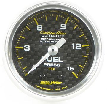 1930-2012 All Makes All Models Parts | AM4711 | Auto Meter Carbon Fiber ...