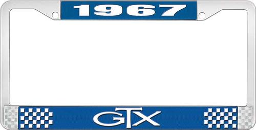 1967 All Makes All Models Parts | LF121567B | 1967 GTX License Plate ...