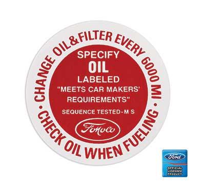 1965-1967 All Makes All Models Parts | MSD57 | 1965-67 Oil Flller Cap ...